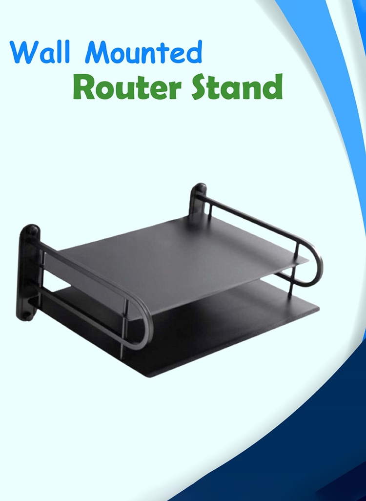 Double Layer Wall Mounted Router Stand - MusamartBD